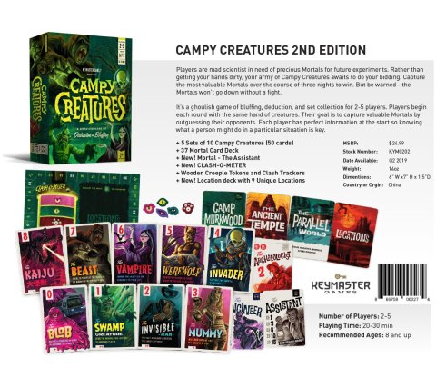 Campy Creatures (Second Edition) (EN) - Keymaster Games | Spellenwinkel.nl