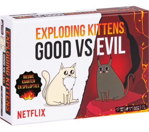 Exploding Kittens: Good vs Evil (NL) - Exploding Kittens | Spellenwinkel.nl