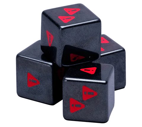 Moonrakers: Hematite Hazard Dice - Iv Studio | Spellenwinkel.nl