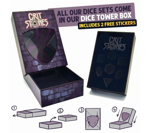 CritStones - Metal Dice Set: Unholy Bane - CritStones | Bazaar of Magic