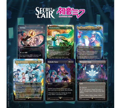 Magic: the Gathering - Secret Lair Drop Series: Secret Lair x Hatsune ...