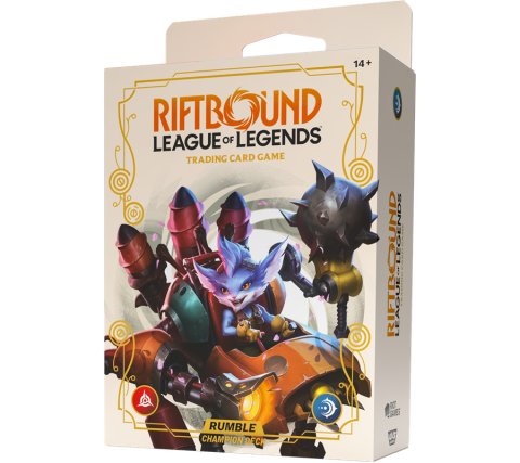 Riftbound TCG - League of Legends Spiritforged Champion Deck: Rumble ...
