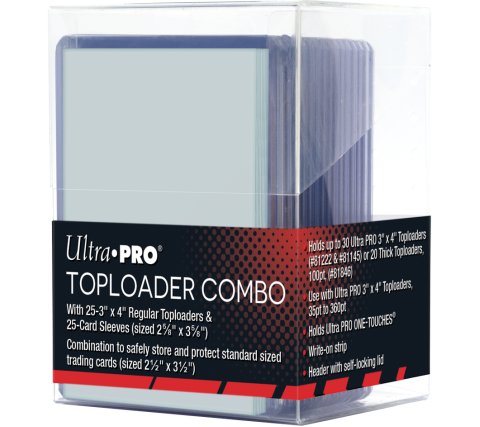 Ultra Pro - Toploader Combo Box (incl. 25 toploaders) - Ultra Pro ...