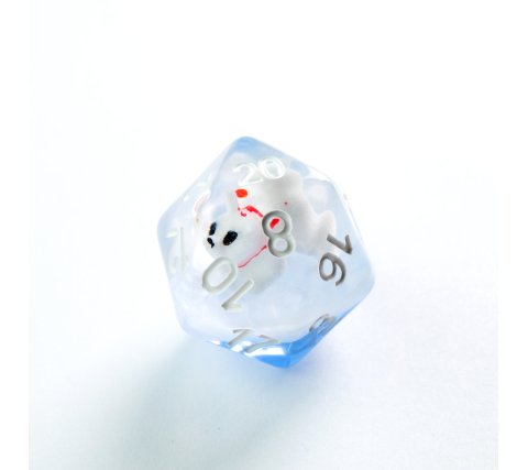 Gamegenic - Embraced Series RPG Dice Set: Polar Bear (7 pieces ...