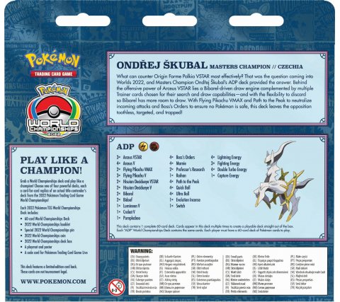 Pokemon: 2022 World Championship Deck - ADP - Pokemon | Bazaar of Magic