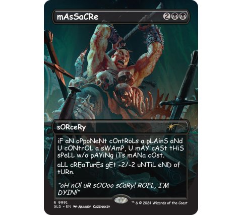 Magic: the Gathering - Secret Lair Drop Series: sAnS mERcY - Magic: the ...