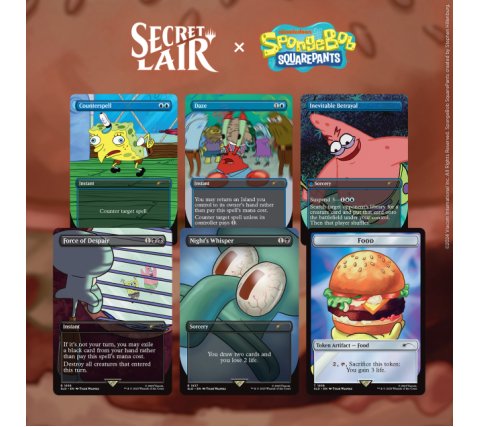Magic: the Gathering - Secret Lair Drop Series: Secret Lair x SpongeBob ...