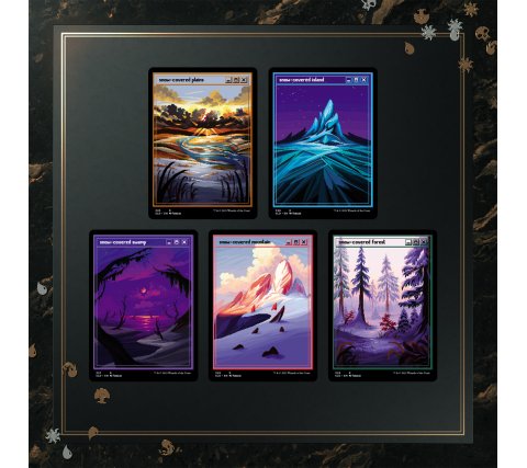 Secret Lair Drop Series: Pixel Snow Lands - Magic: the Gathering ...