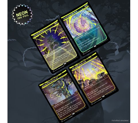 Secret Lair Drop Series: Showcase - Neon Dynasty (neon ink foil ...