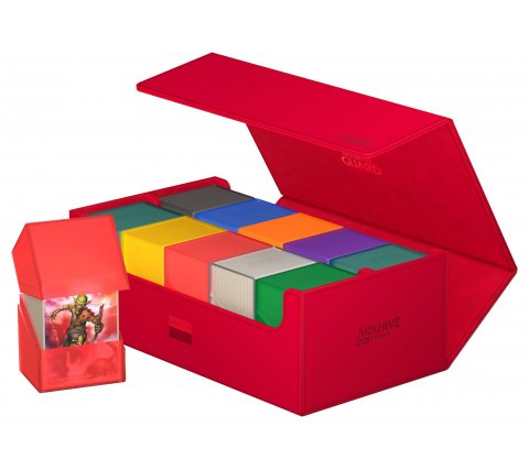 Ultimate Guard ArkHive 800+ XenoSkin Monocolor Red - Ultimate Guard ...