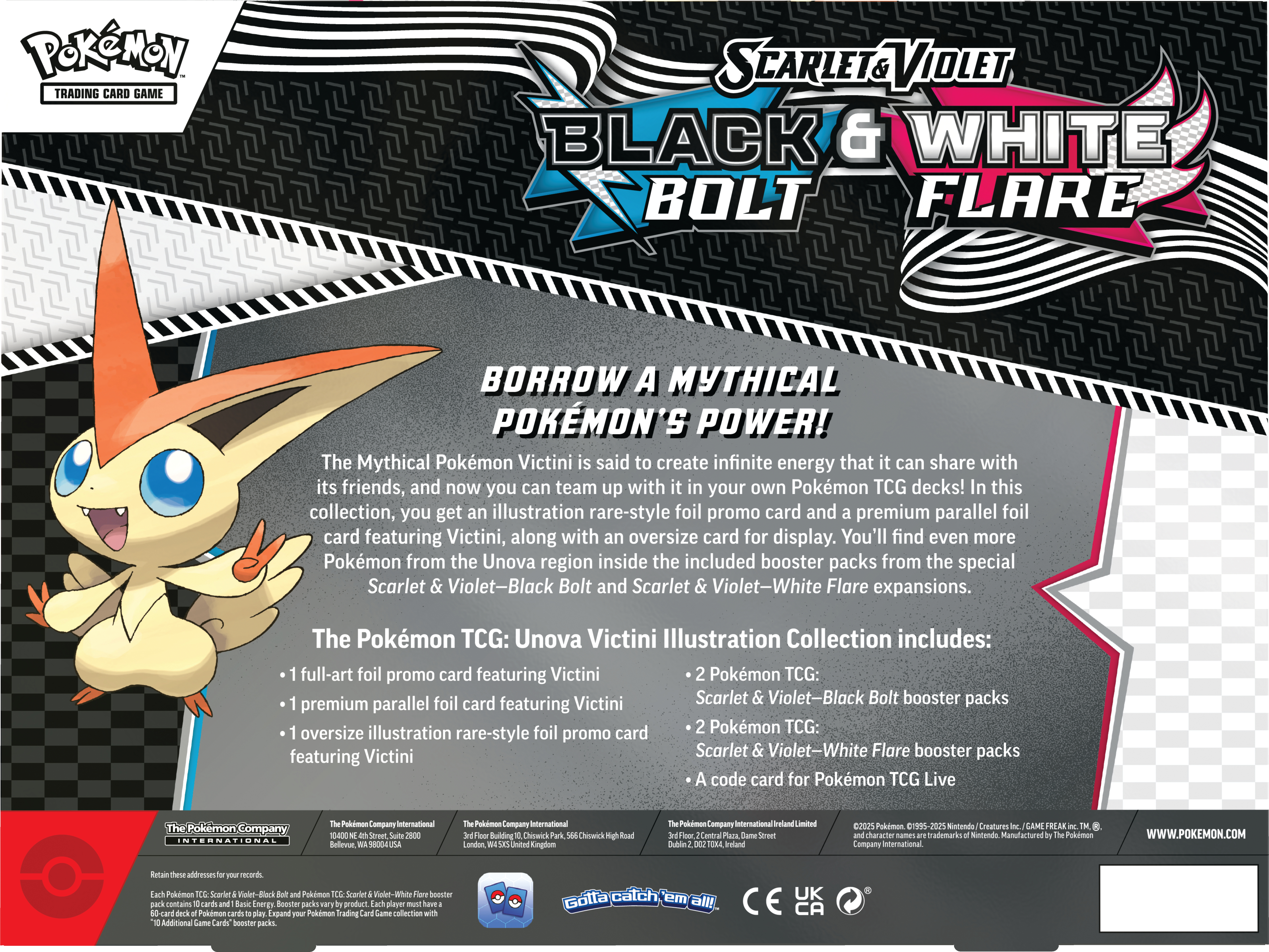Forma Evoluta Di Victini Pokémon TCG Victini Unova Special Collection